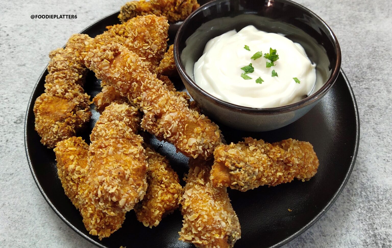 Oat crusted Fish fingers Recipe - Foodie Platter - Recipe world