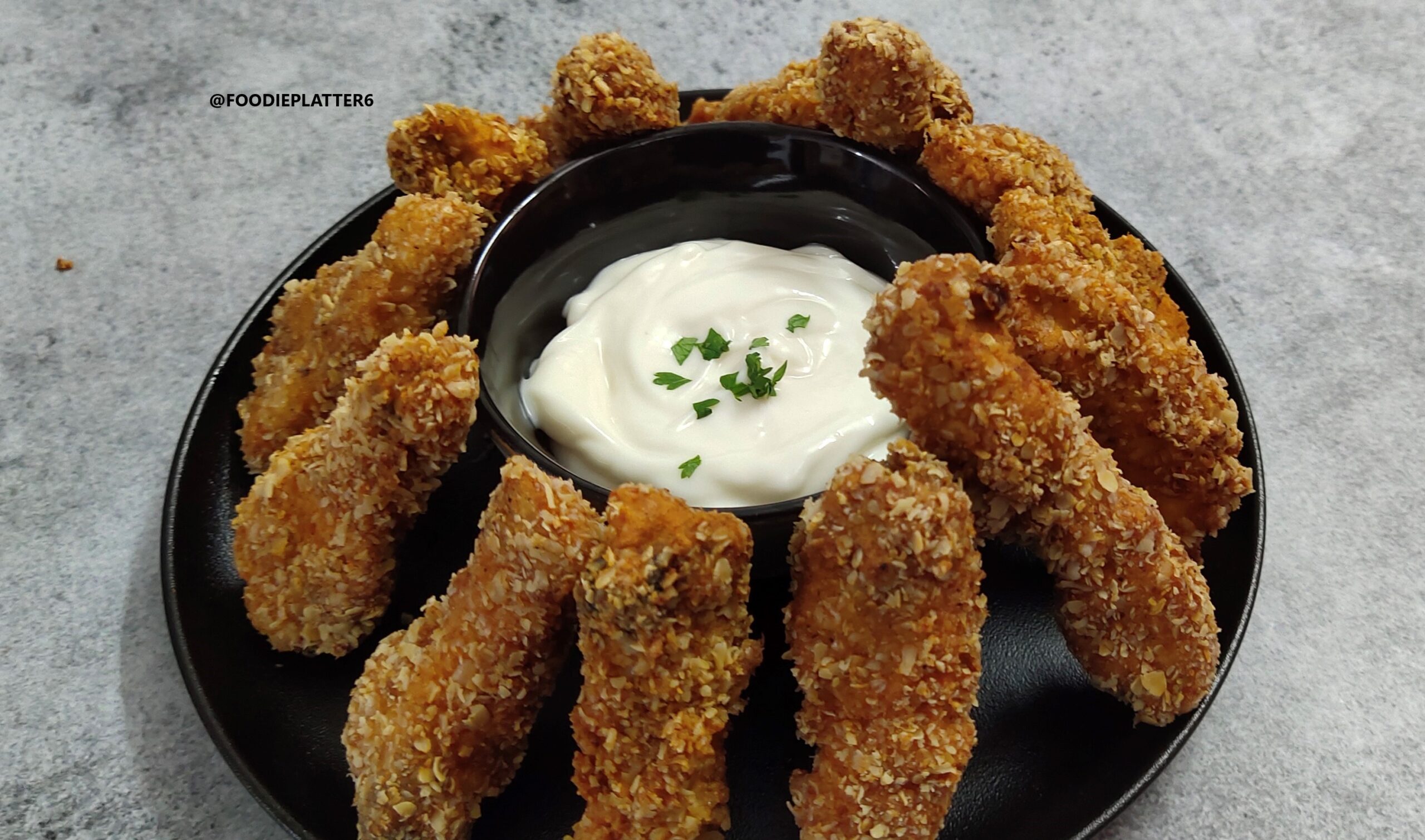 Oat crusted Fish fingers Recipe - Foodie Platter - Recipe world