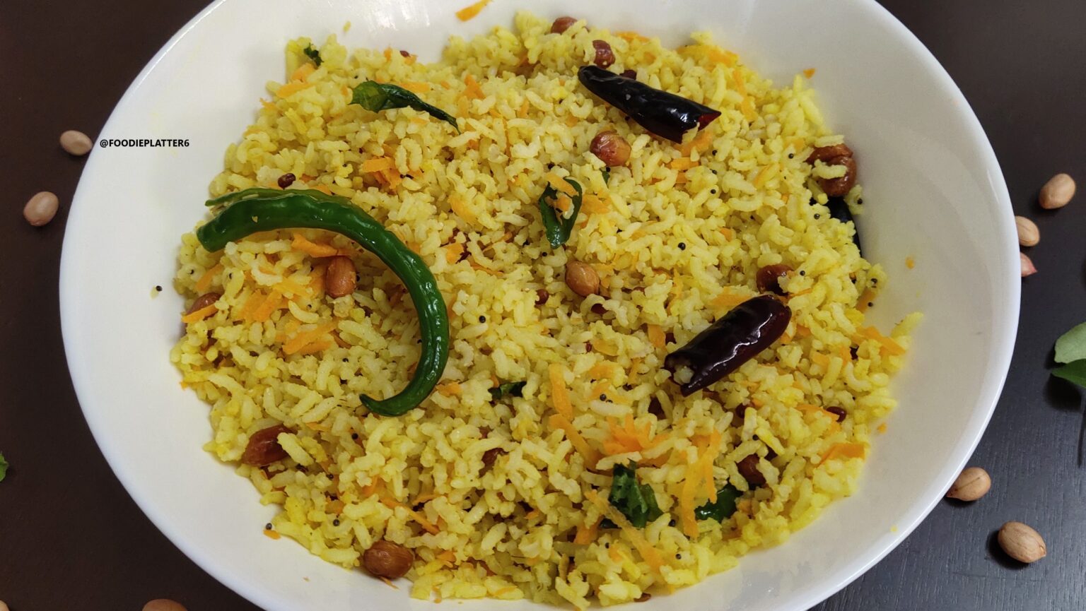Lemon Rice Recipe (South Indian) - Foodie Platter - Recipe world
